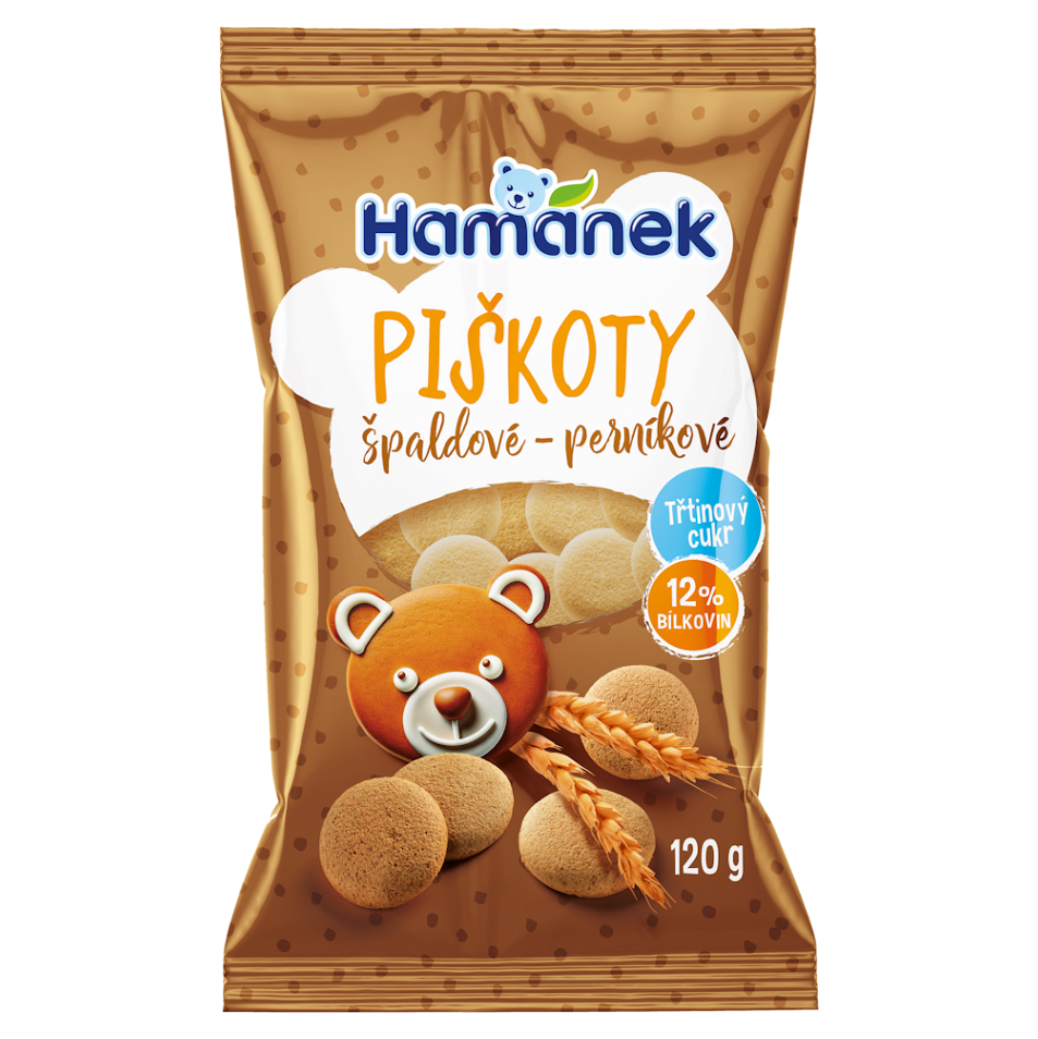 Oplatky | sušenky | piškoty - HAMÁNEK Piškoty špaldové - perníkové 120 ...