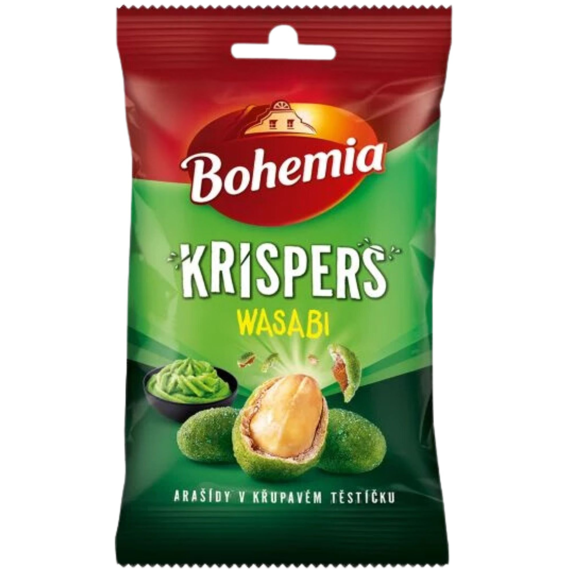 Oříšky - BOHEMIA Krispers Wasabi 60g | Shop