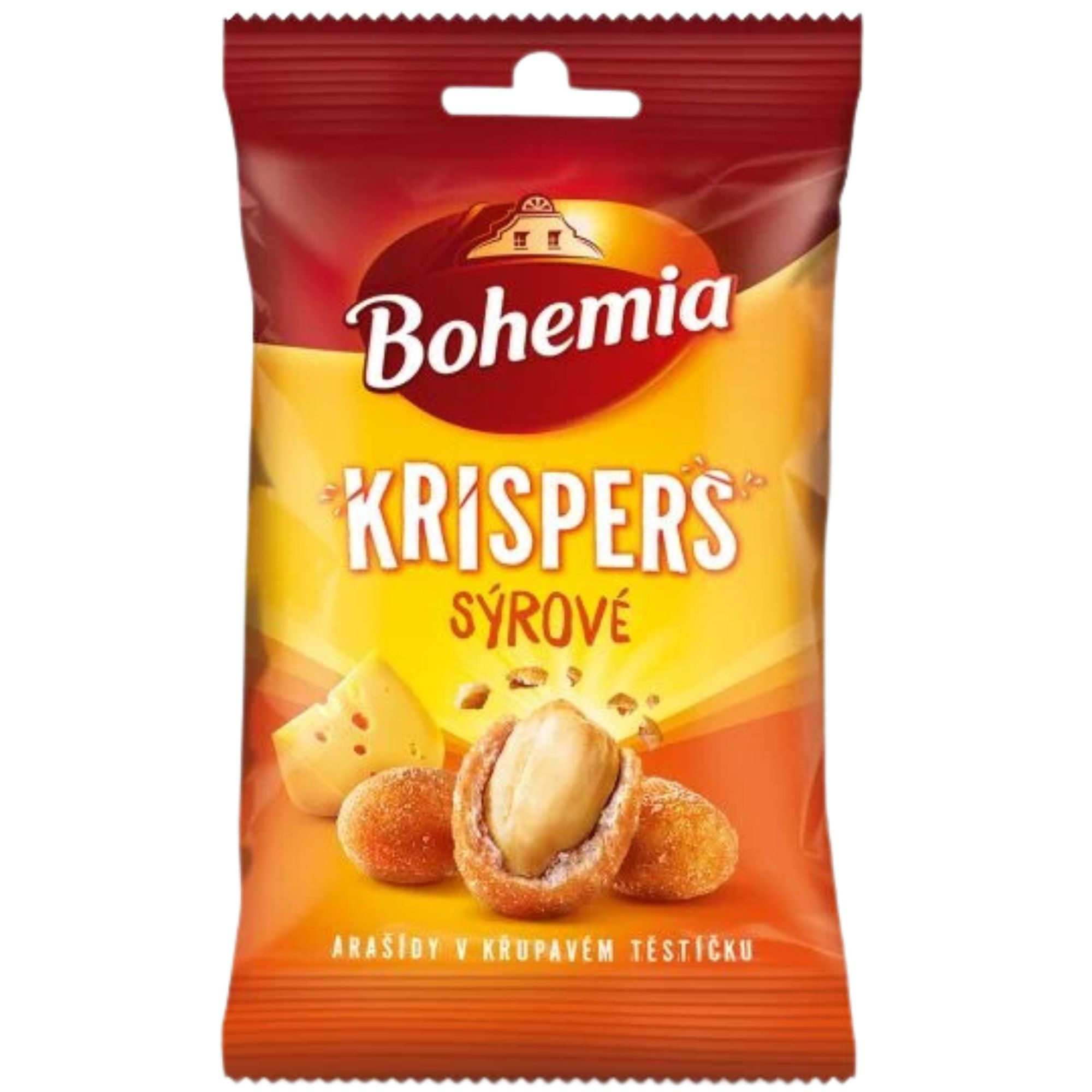 Oříšky - BOHEMIA Krispers Sýrové 60g | Shop