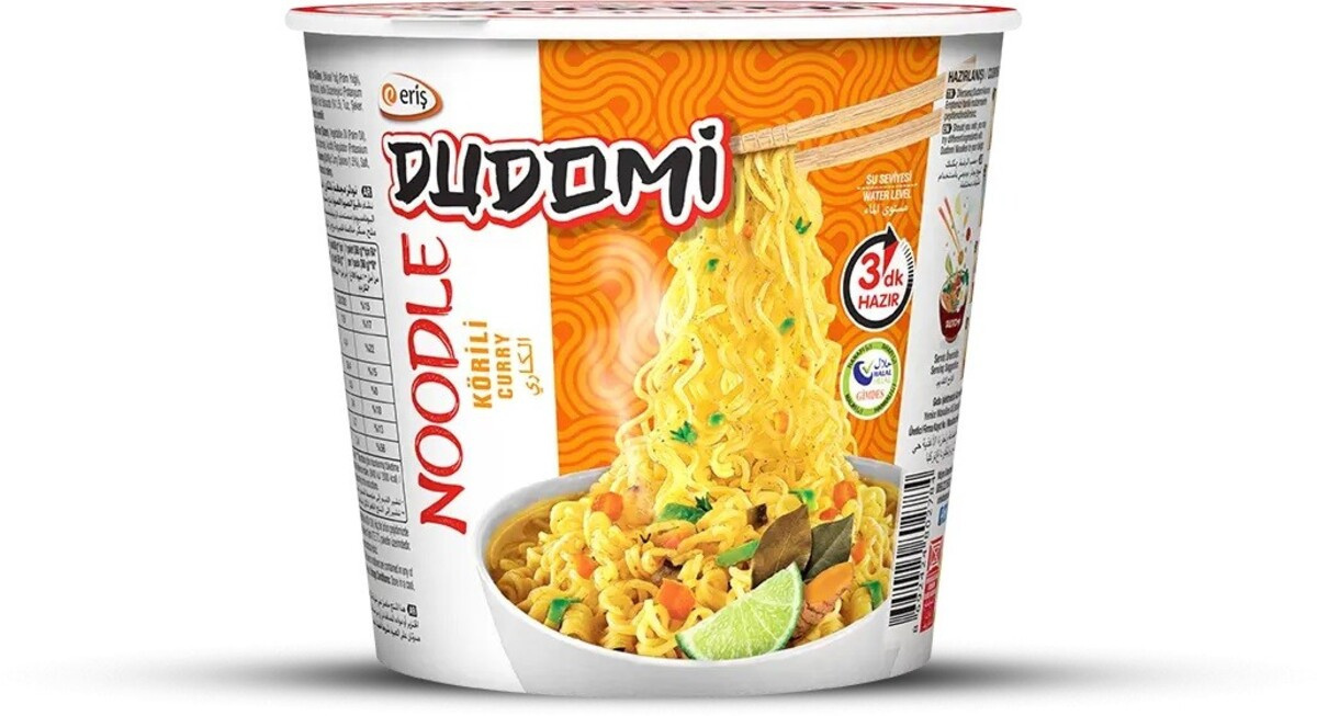 Instantní nudle a pokrmy - DUDOMI polévka nudlová v kelímku - curry | Shop