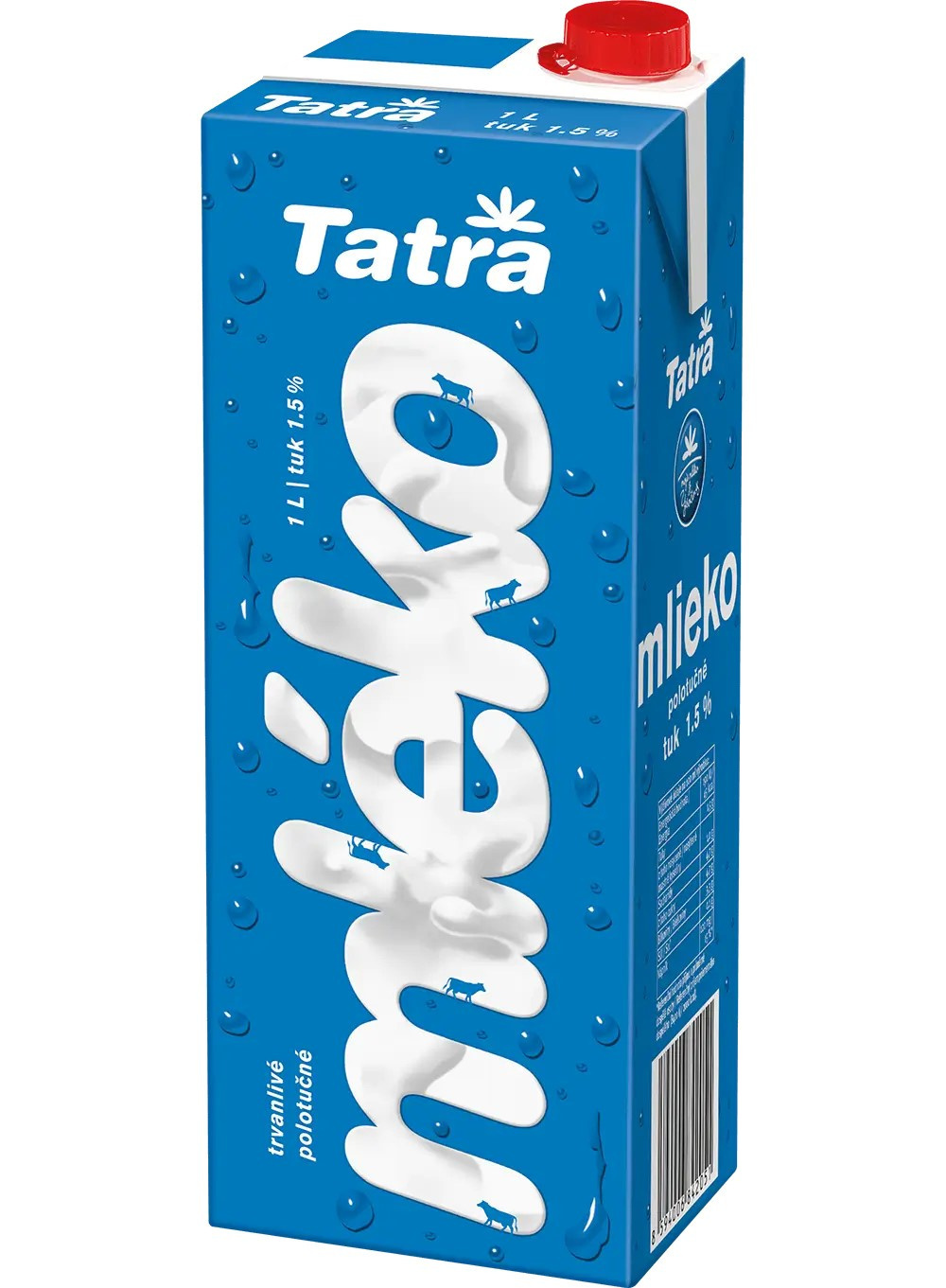 Mléčné výrobky - Tatra trvanlivé mléko polotučné 1,5% 1l | Shop