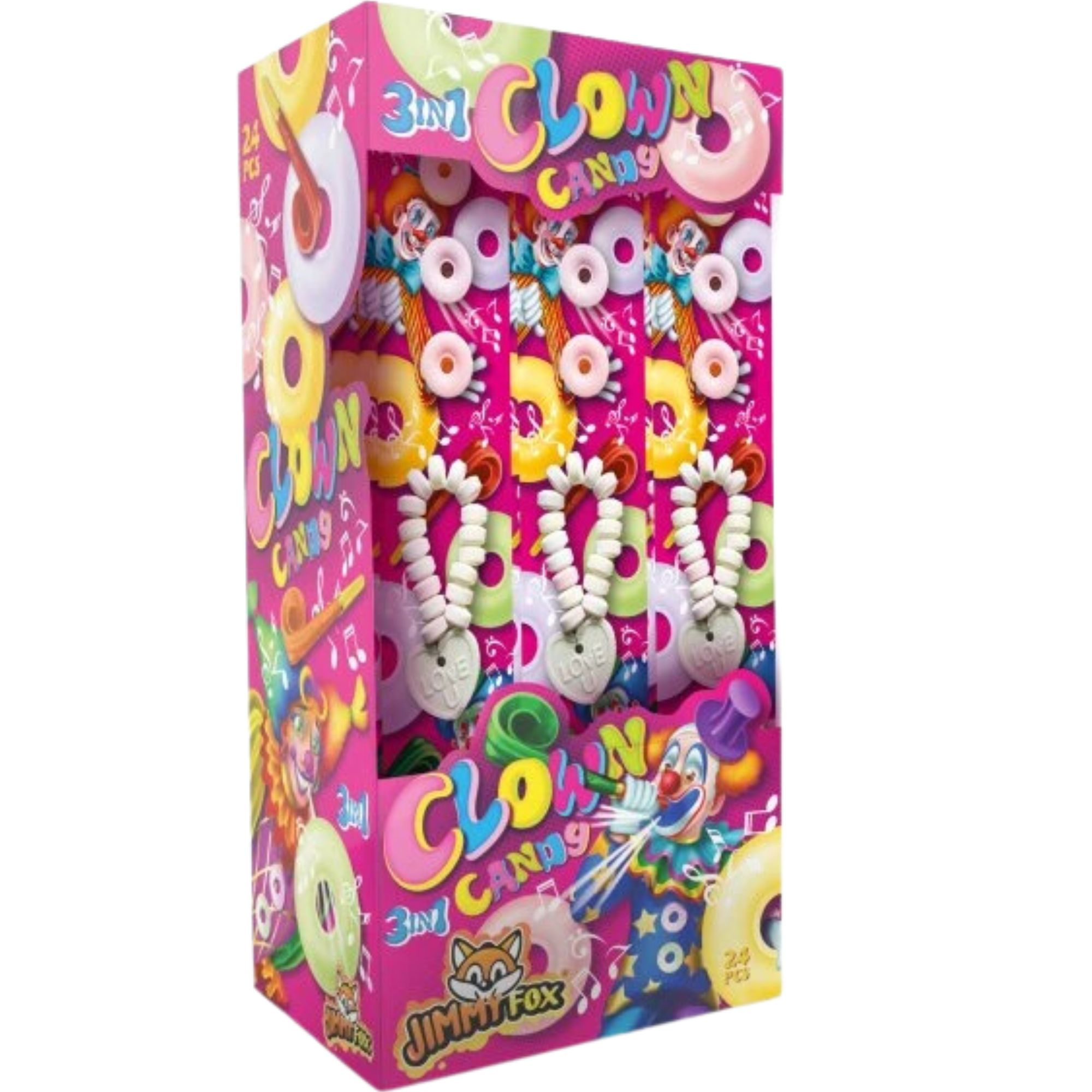 Bonbóny - Jimmy Fox Clown Candy 3in1 17g | Shop