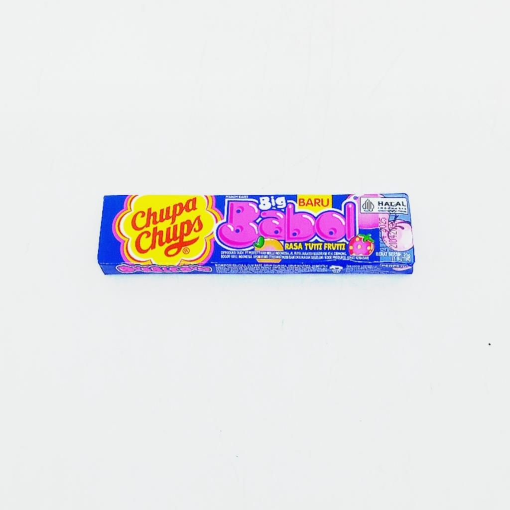 Žvýkačky - Chupa Chups Big Babol Tutti Frutti Bubble Gum 20g | Shop