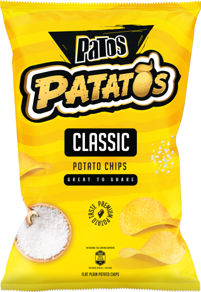 Chipsy a brambůrky - Patos classic bramborové chipsy solené 80g | Shop