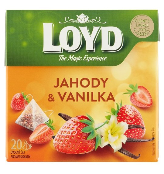 Loyd pyramida Jahody & Vanilka 20*2g | Shop