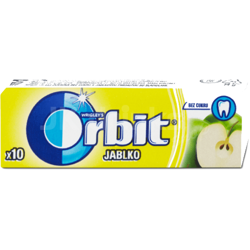 Žvýkačky - ORBIT žvýkačky jablkové 14 g CZ | Shop
