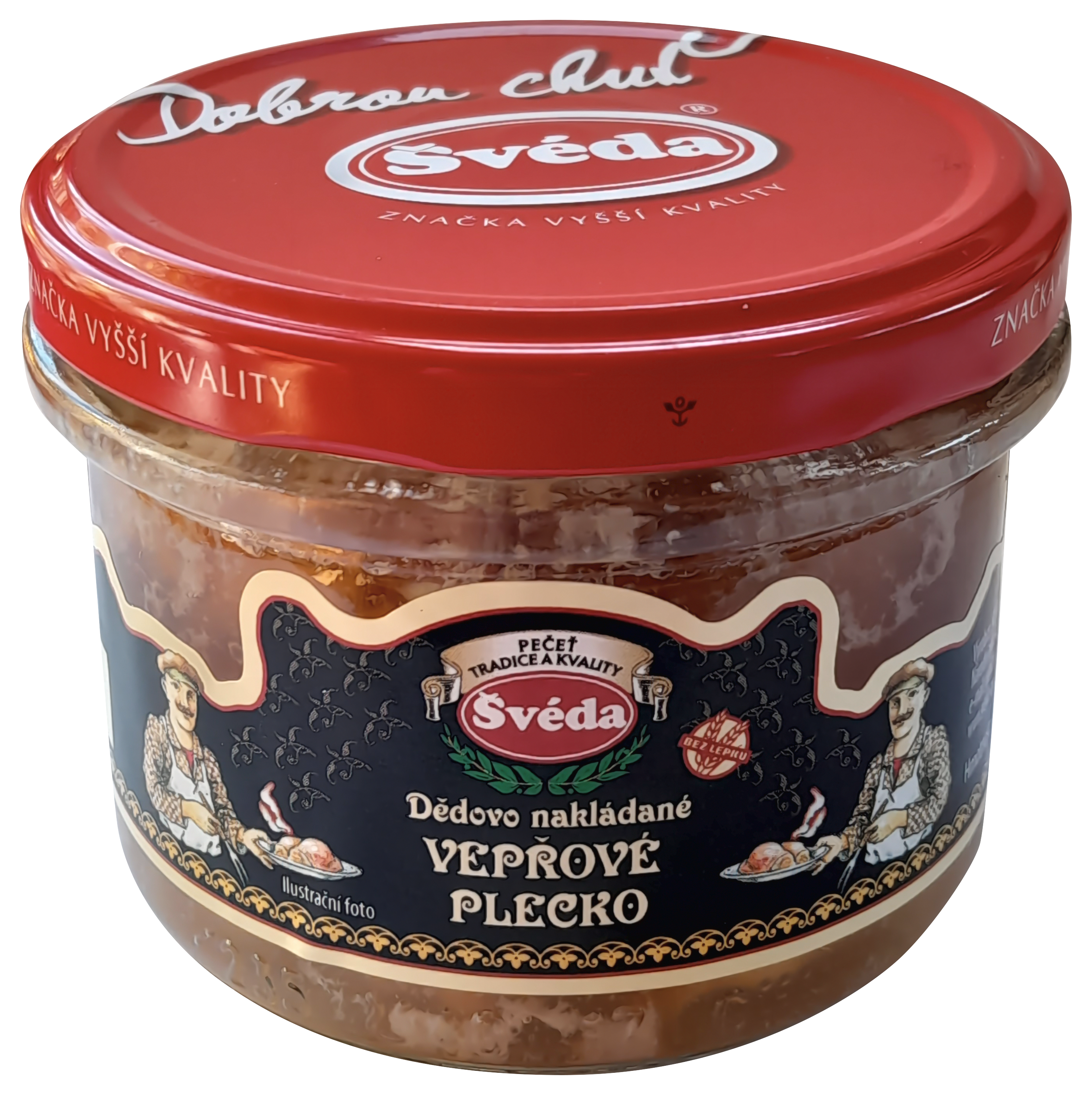 Maso ve vlastní šťávě - Švéda Dědovo nakládané vepřové plecko 210 g | 6 ...