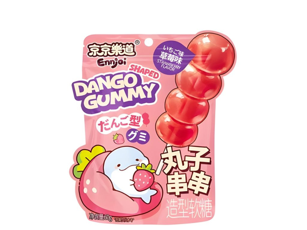 Nezařazené - Ennjoi Strawberry Dango Shaped Gummy 60g CHN | Shop