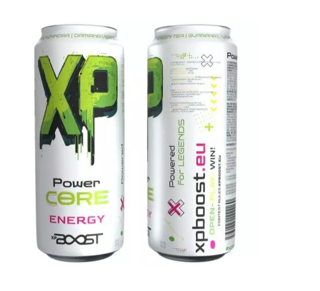 Energetické nápoje - XP BOOST energetický nápoj power core 0,5L PLECH ...