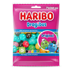 Bonbóny - Haribo Dragibus Veggie Candy 80G | Shop