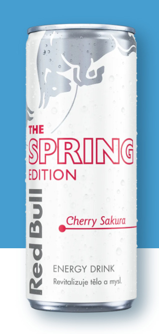 Energetické nápoje - Red Bull Spring Edition s příchutí třešně a sakury ...